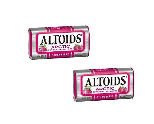 Altoids New Flavor Strawberry, Arctic Curious Cool Sugar Free Mints 1.2 ...